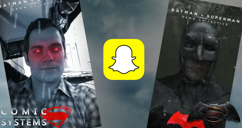 Batman v Superman a ses propres fitres sur Snapchat - Batman v Superman ...