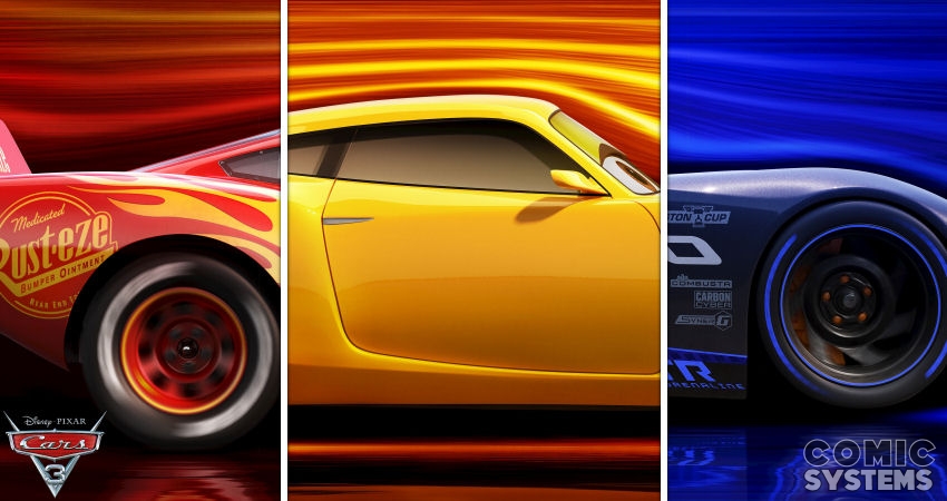 Les voitures du prochain Disney•Pixar se dévoilent - Cars 3 (actualité)
