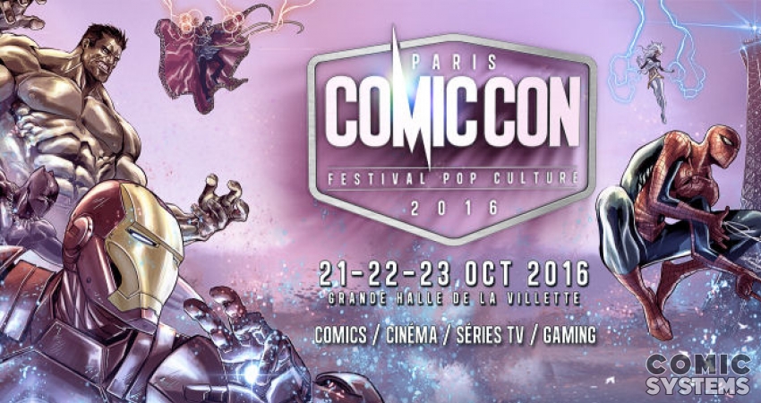 Découvrez l'affiche de la Comic Con Paris 2016 - Paris Comic Con 2016 ...