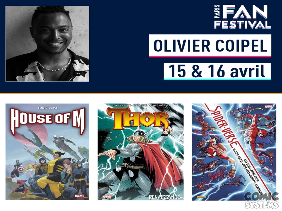 Olivier Coipel (House of M, Thor, Spider-Man) est invité - Paris Fan ...