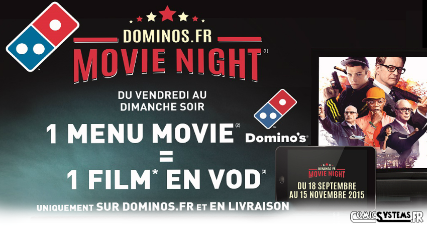 #DominosMovieNight vous propose une soirée cinéma avec Fox Pathé Europa ...